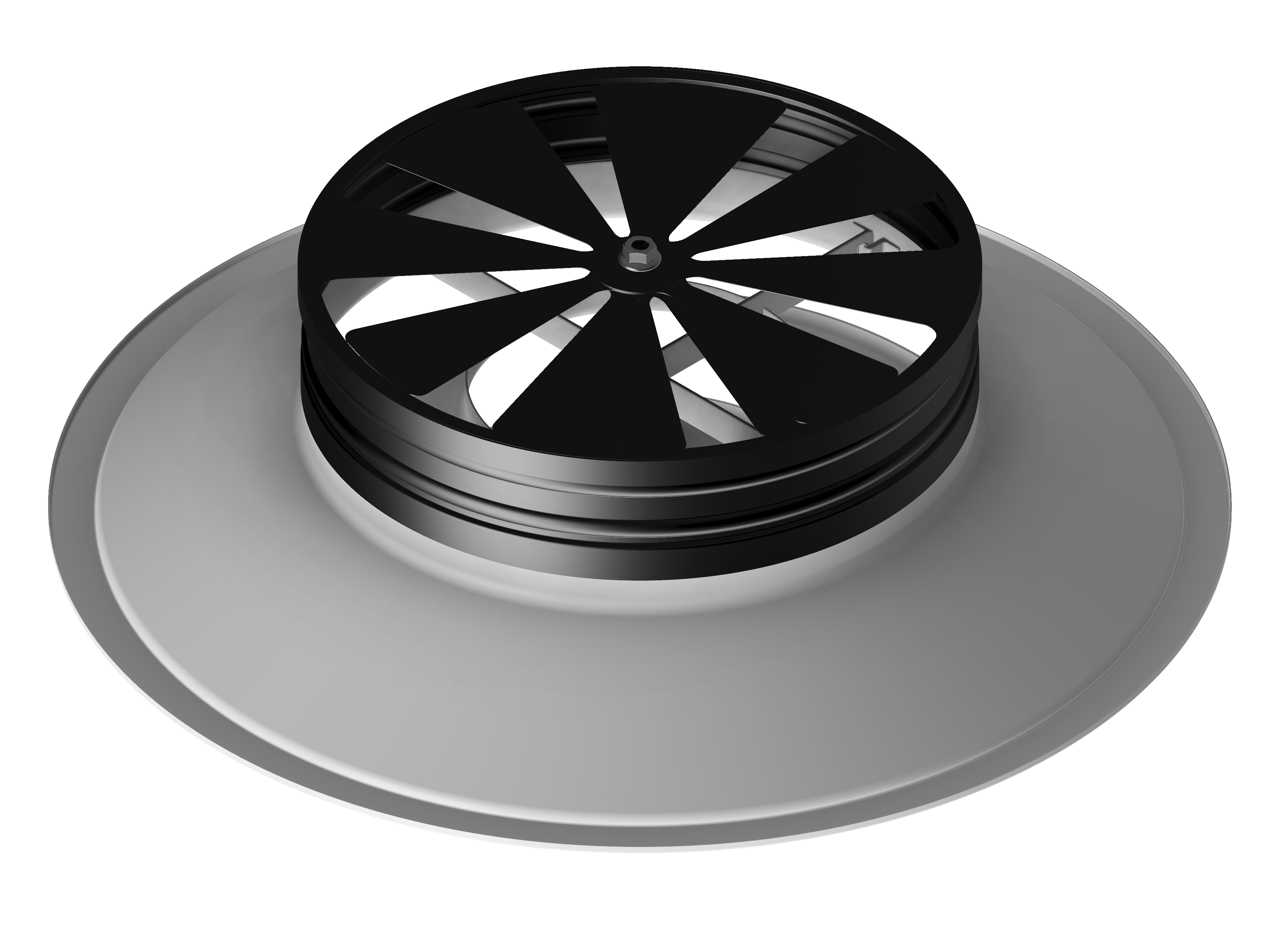 CONE ROUND DIFFUSER 4-CONE TYPE