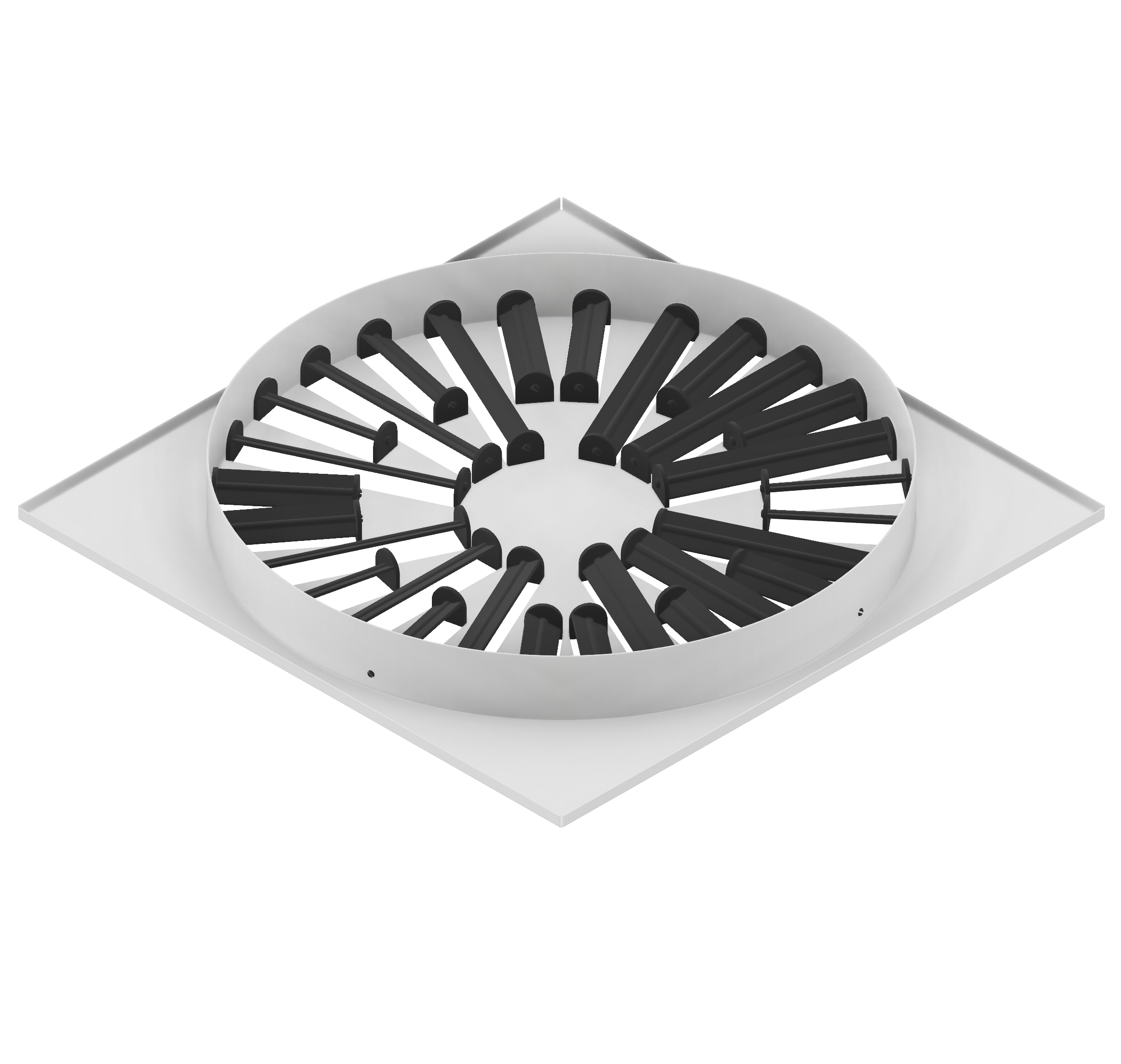 SWIRL SLOTTED DIFFUSER 500-28