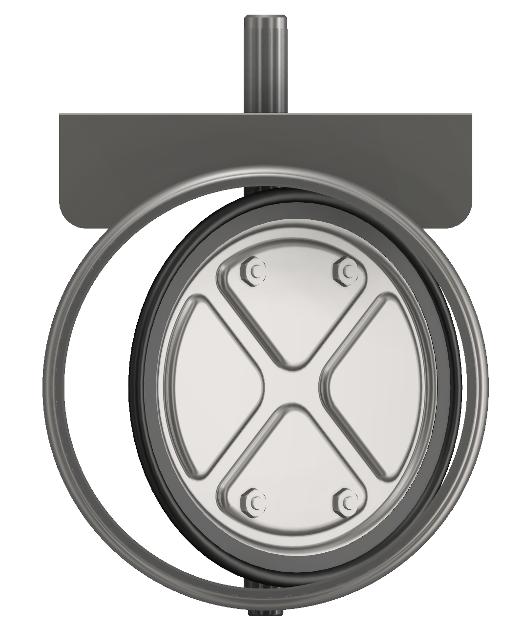 ROUND HANDLE VOLUME CONTROL DAMPER