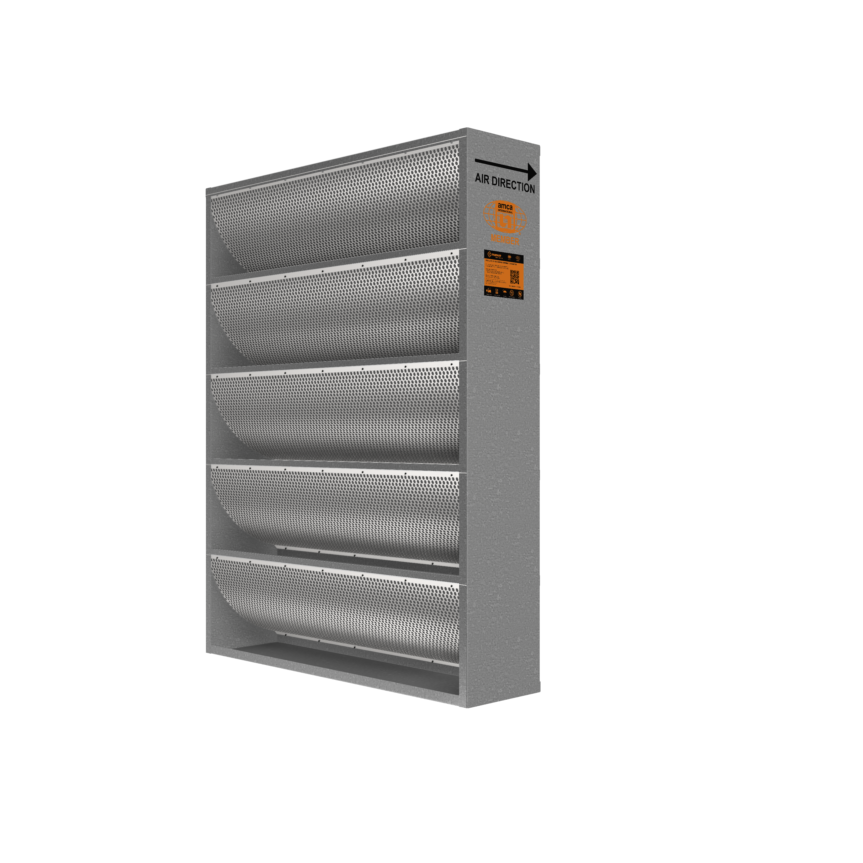 ACOUSTIC LOUVER OVAL BLADE