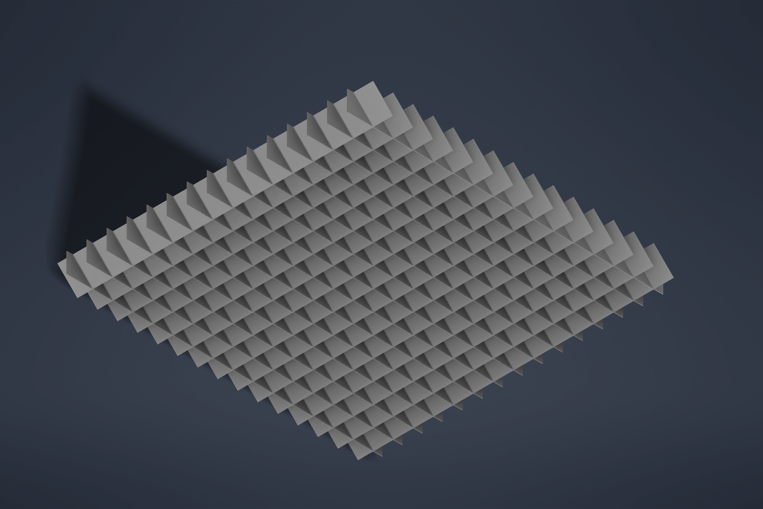 90 DEGREE EGG CRATE PANEL
