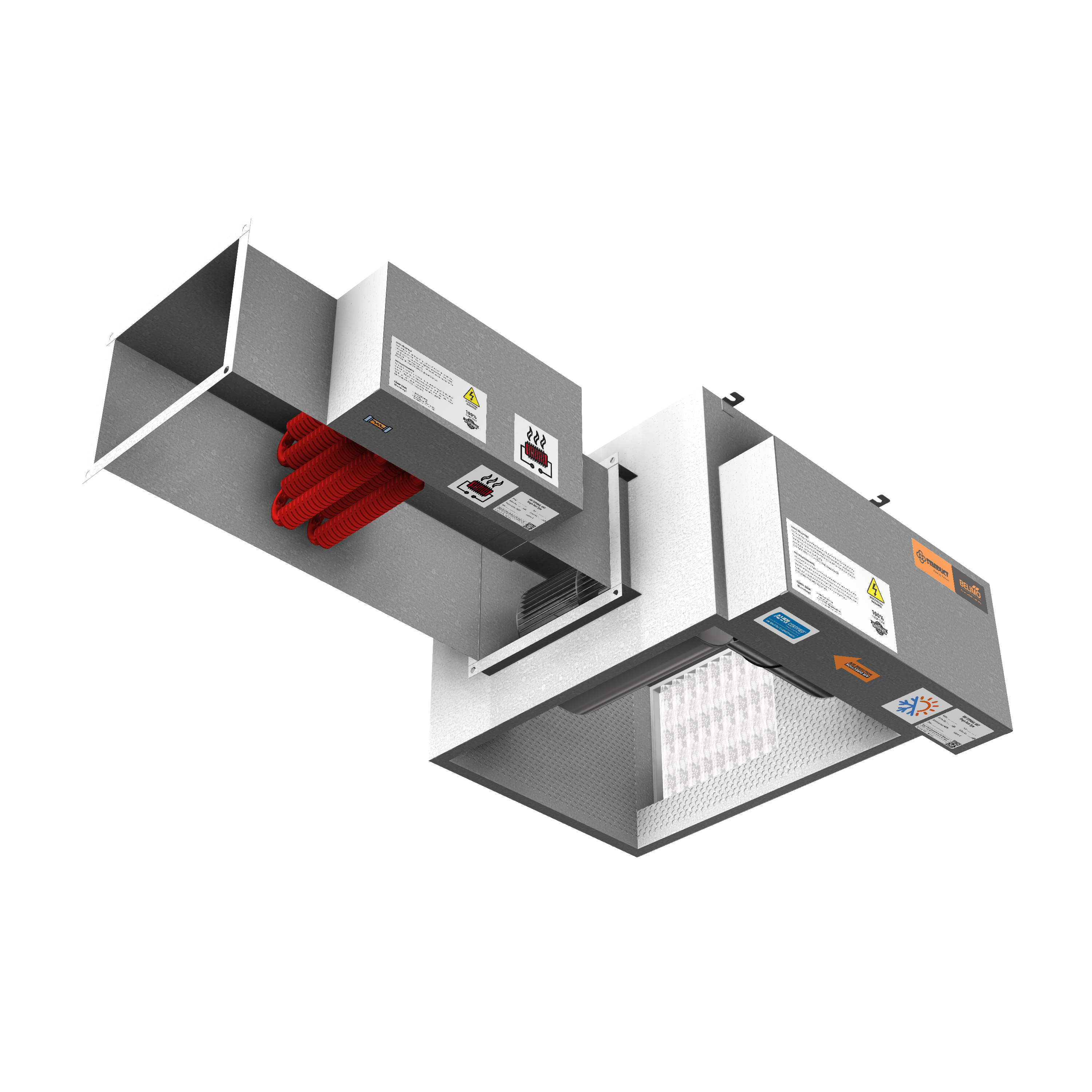 VAV BOX SƯỞI ĐIỆN QUẠT SONG SONG