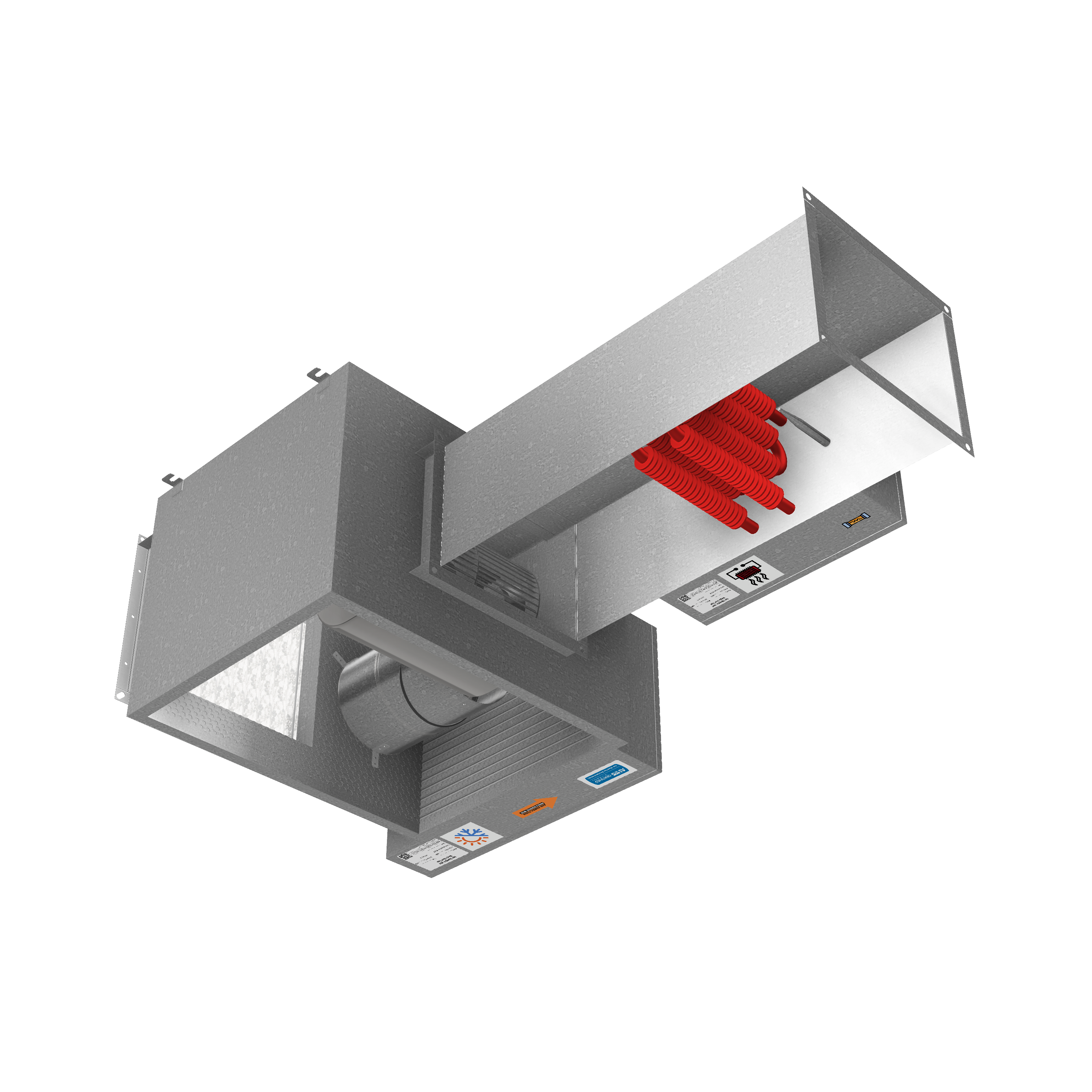 VAV BOX SƯỞI ĐIỆN QUẠT SONG SONG