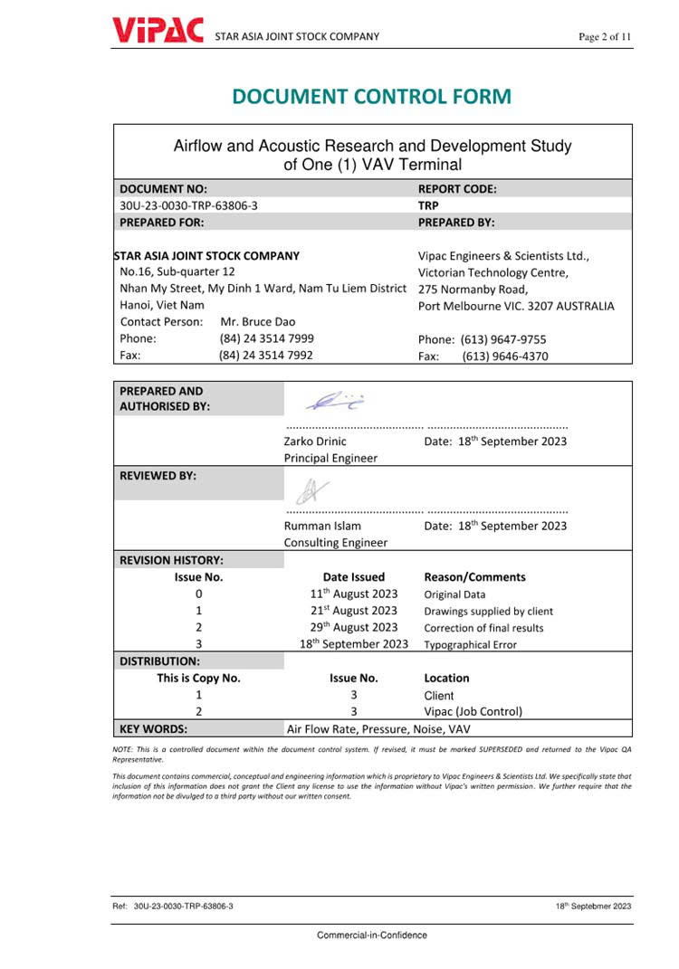 PHẦN 12: PHÂN TÍCH KẾT QUẢ TEST VAV BOX (AIR LEAKAGE RATING)
