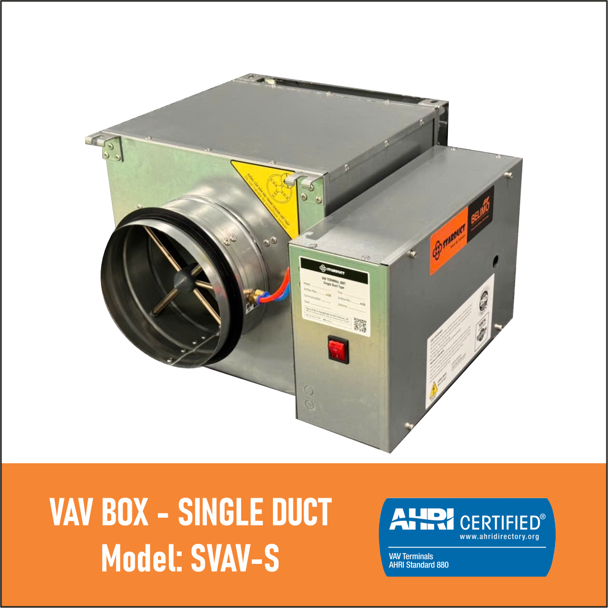 SINGLE DUCT TYPE VAV BOX