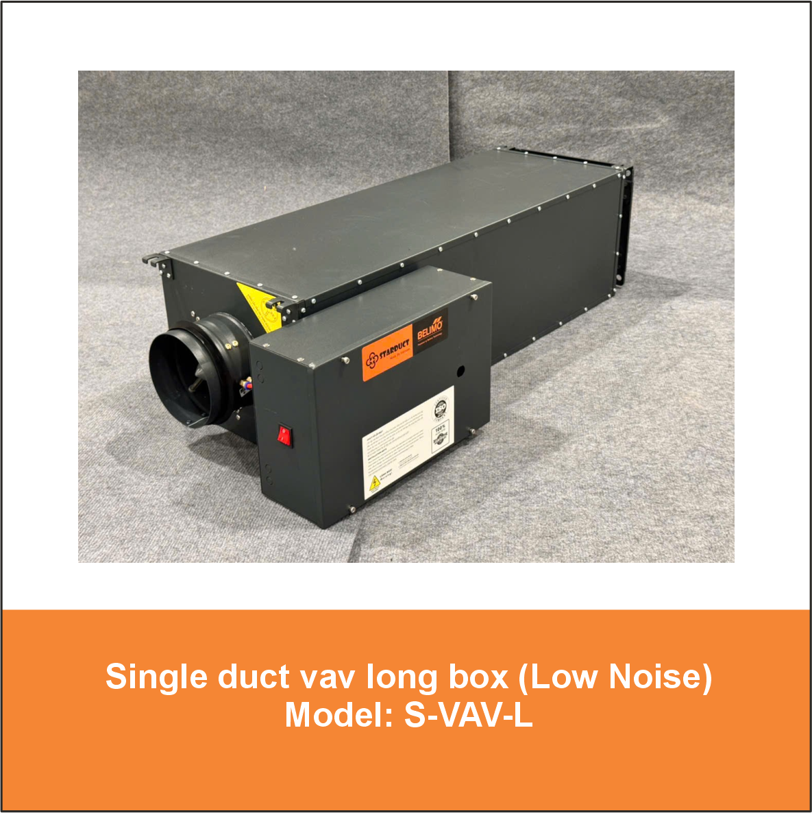 VAV BOX SINGLE DUCT LONG BODY TYPE